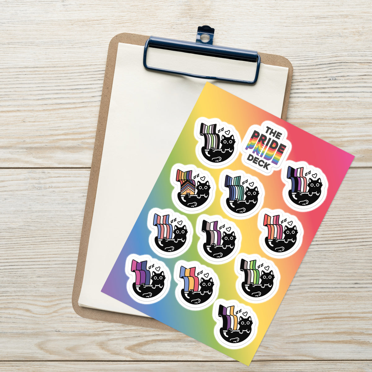 Pride Cats Sticker Pack – The Pride Deck