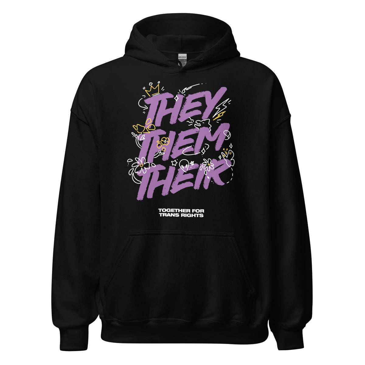 THEY THEM THEIR - Unisex Hoodie – The Pride Deck